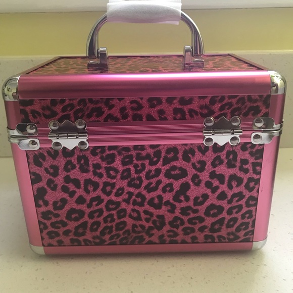 Makeup | Pink Leopard Beauty Makeup Case | Poshmark
